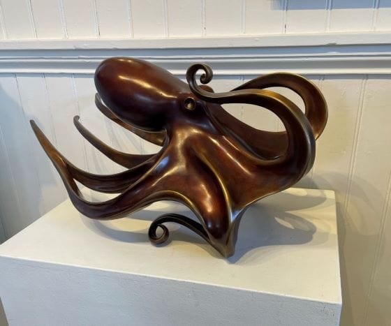 Hope, Bronze Sculpture with Rose Patina – The Highlight Gallery
